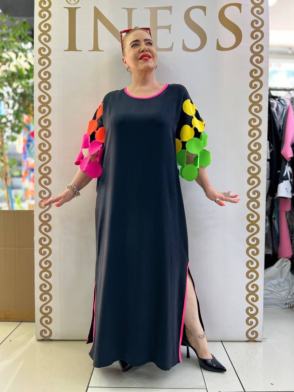 Izar Evening Rainbow Dress – Divo Fashion Club